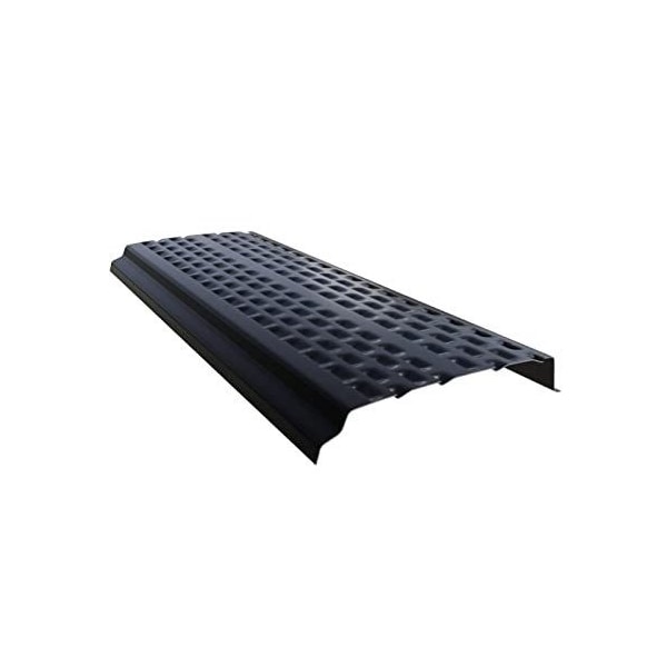 E-Z-Gutter Guard E-Z Gutter Shield Gutter Guard, Louvered, Black EZS610 ...