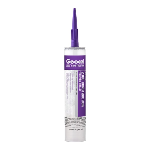 GEOCEL SCGC66100 2' x 10' Clear Tripolymer Sealant, 15 oz