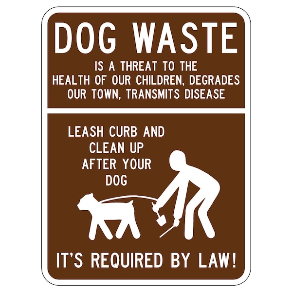 Sign Solutions Usa Dog Waste, Aluminum, 24 in x 18 in ...