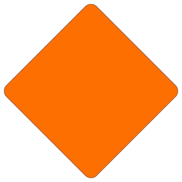 Sign Solutions Usa Diamond Grade Cubed Fluorescent Reflective DG3 ...