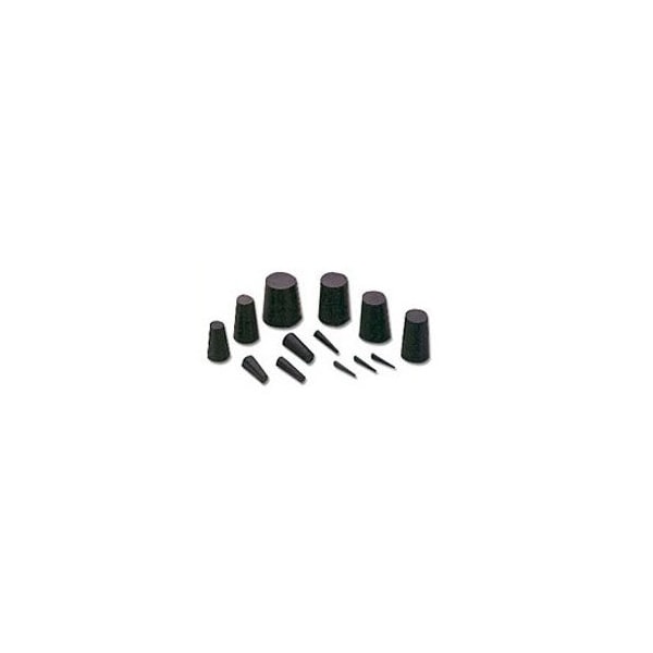 Stockcap Plugs-0.344-0.187-0.625-BLACK, 120944 | Zoro