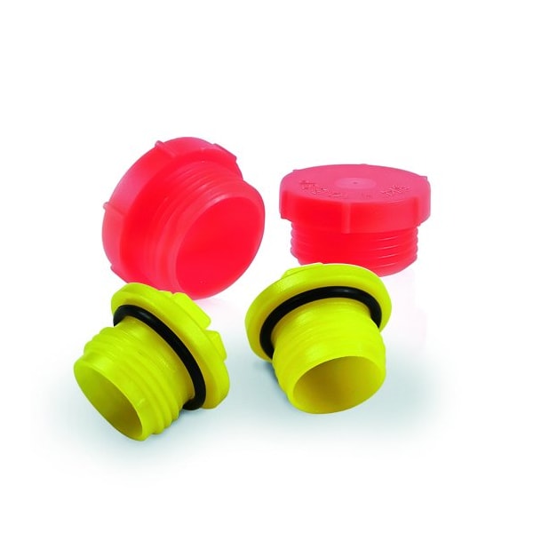 Stockcap THREADED PLUG-PT-50-LDPE-RED, 1000PK 437474 | Zoro