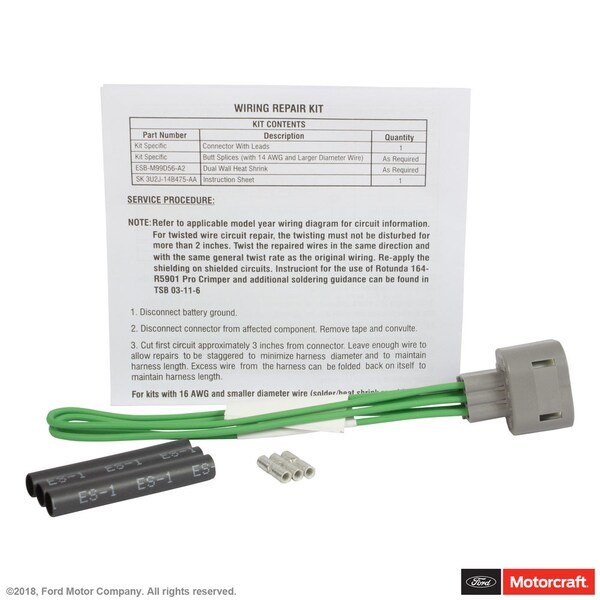Motorcraft Headlight High / Low Beam Light Connector, WPT-1499 WPT-1499 ...