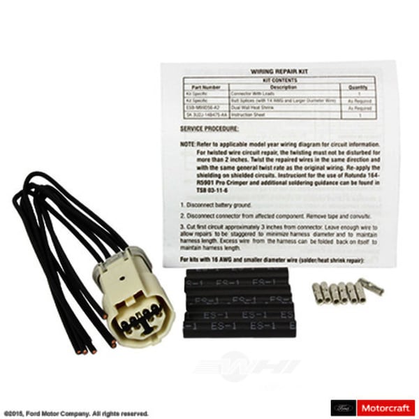 Motorcraft Transfer Case Shift Harness Connector, WPT-567 WPT-567 | Zoro