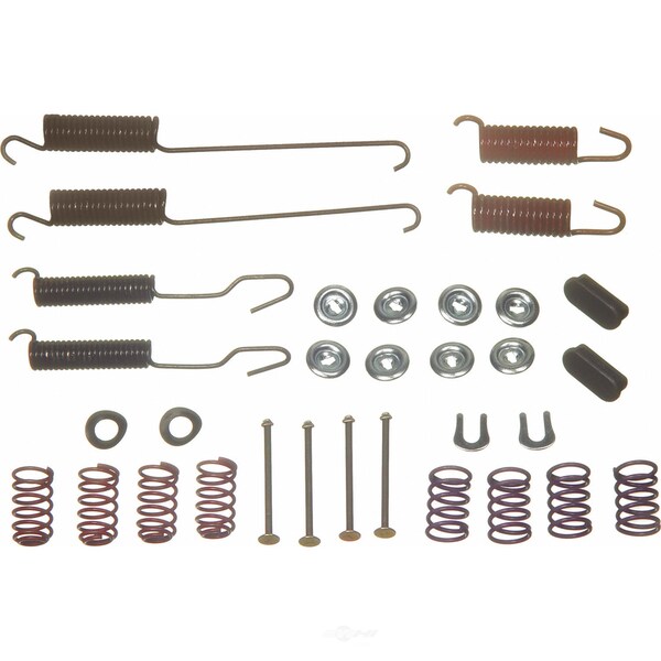 Wagner Brakes Drum Brake Hardware Kit - Rear, H7218 H7218 | Zoro