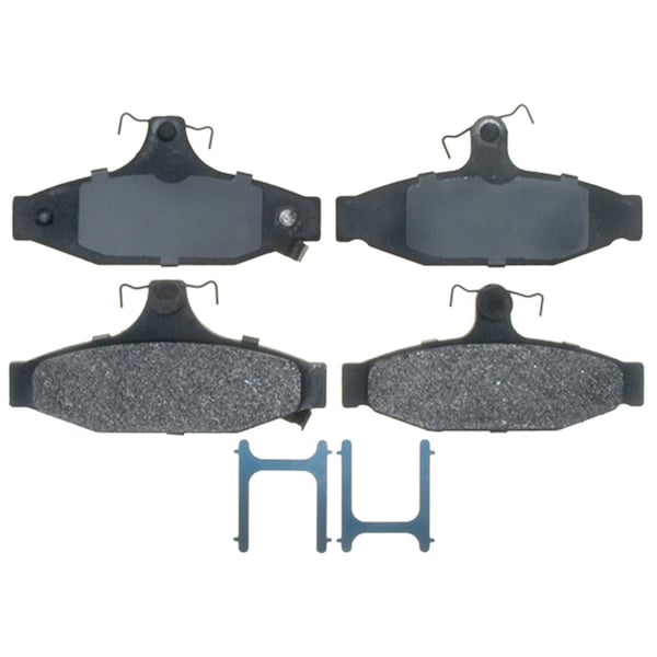 Acdelco Disc Brake Pad Set, 17D413MH 17D413MH | Zoro