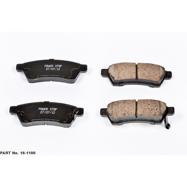 Powerstop Evolution Ceramic Disc Brake Pad - Rear, 16-1100 16-1100 | Zoro