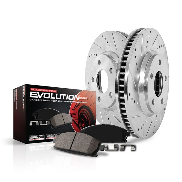 Powerstop Disc Brake Pad and Rotor Kit, K7001 K7001 | Zoro