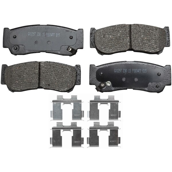 Monroe ProSolution Ceramic Brake Pads, GX1297 GX1297 | Zoro