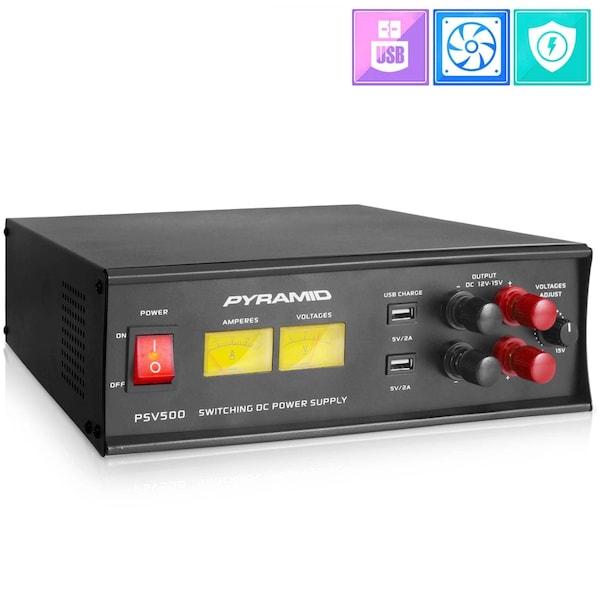 Pyramid Power Supply 50 Amp PSV500 | Zoro