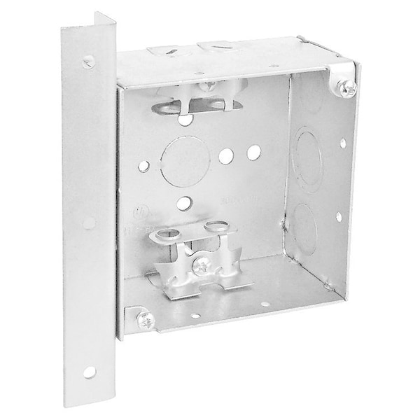 Southwire Electrical Box, 30.3 cu in, Square Box Type, 4 Gangs, Steel ...