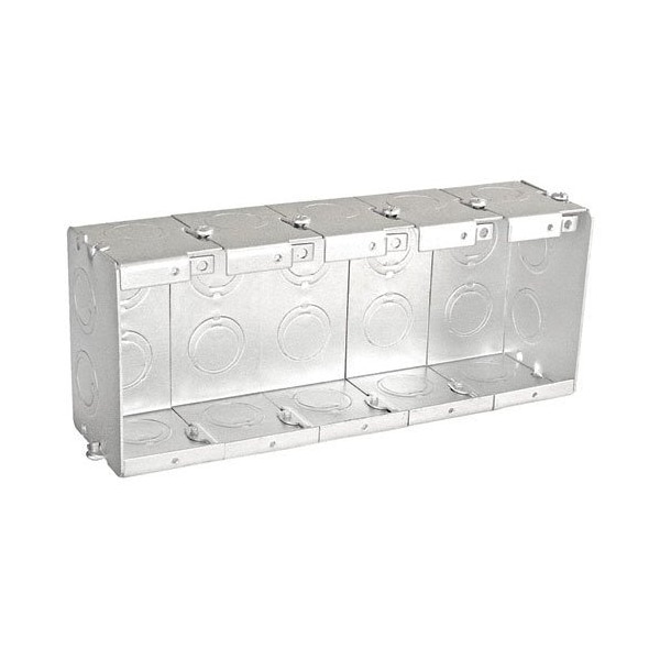 Southwire Electrical Box, 70 cu in, Masonry Box Type, 5 Gangs, Steel TB ...