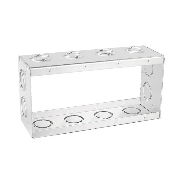 Southwire Extension Ring, 4 Gangs, Galvanized Steel TBX-435 | Zoro