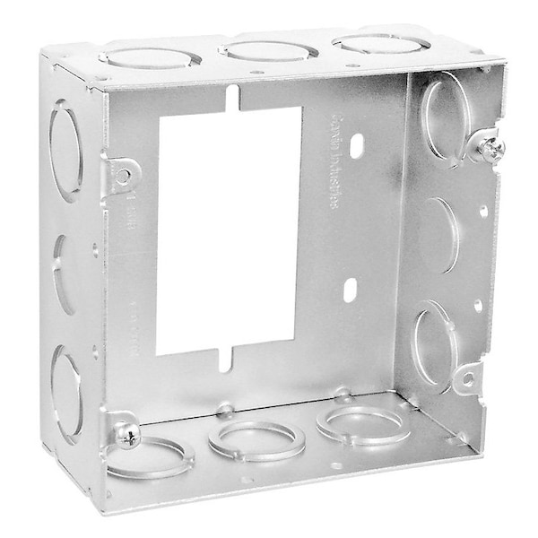 Southwire Extension Ring, 1 Gang, Galvanized Steel, Square Box Type ...