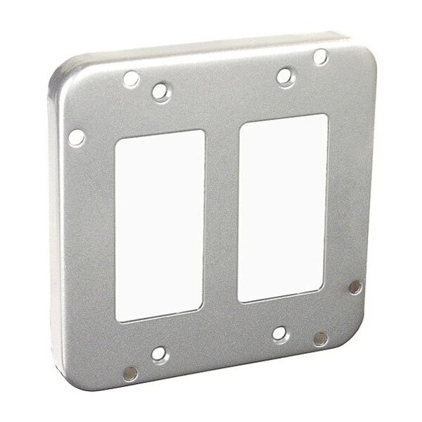 Southwire Electrical Box Cover, Square, Galvanized Steel, GFCI, Raised ...