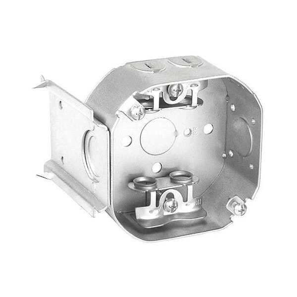 Southwire Electrical Box, 14 cu in, Octagon Box Type, Steel, Octagon ...