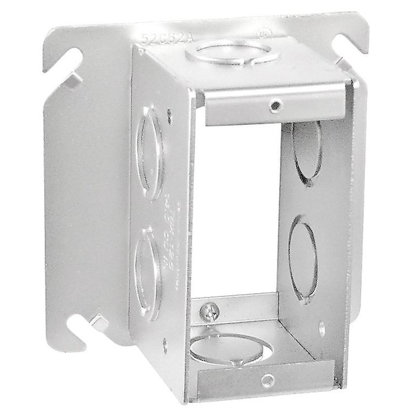 Southwire Device Ring, 1 Gang, Galvanized Steel, Square Box Type 52C28 ...