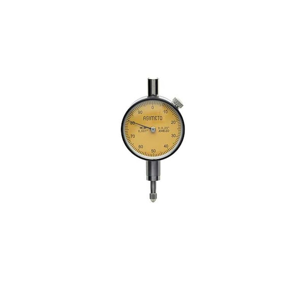 Asimeto 0.25 3/8 Stem 0.1/Rev 0-100 Asimeto AGD1 Dial Indicator 7401061 ...