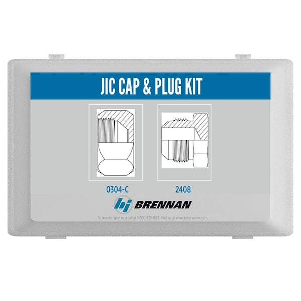 Brennan Industries JIC CAP AND PLUG KIT WITH BOX KT1001-JIC | Zoro