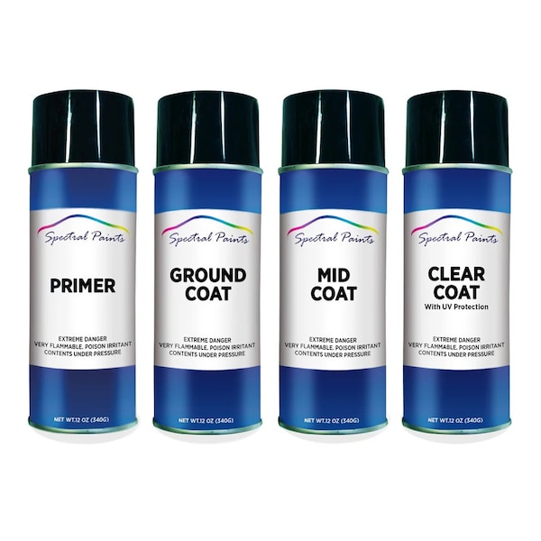 Spectral Paints Ford UG White Platinum Pearl Touch Up Spray Paint Z-UG ...
