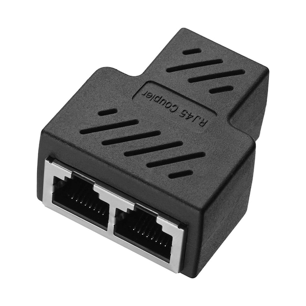 Sanoxy RJ45 Splitter Adapter 1 to 2 Way CAT 7 6 5 LAN Ethernet Cable ...