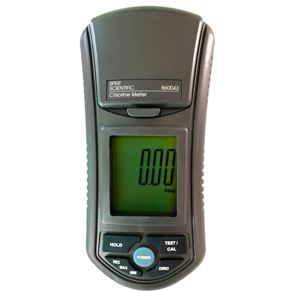 Sper Scientific Portable Digital Chlorine Meter with Large LCD Display ...