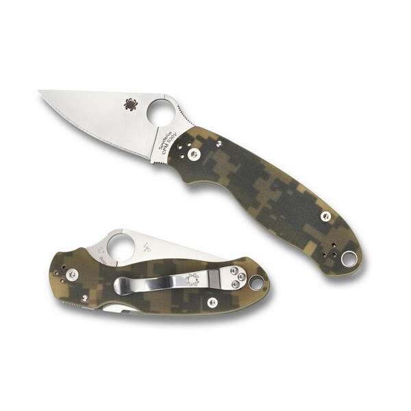 Spyderco Spyderco Para 3 Folder 3.0 in Plain Digi Camo G-10 Handle ...