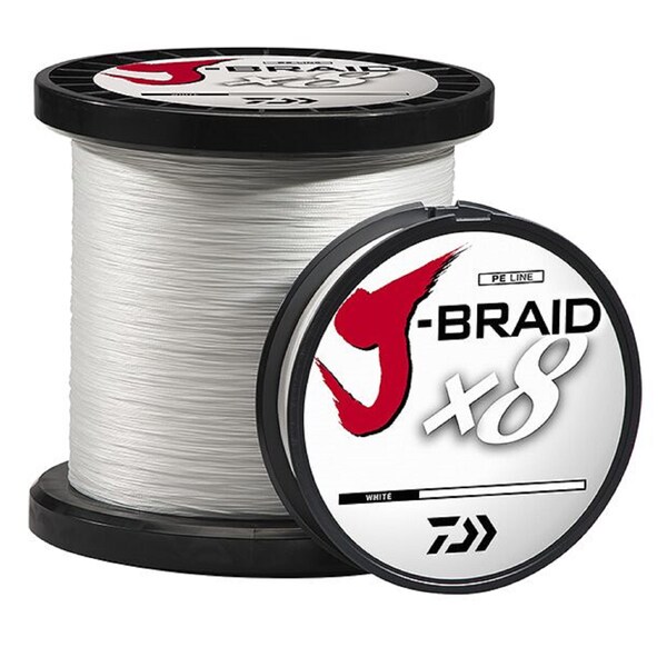 Daiwa Daiwa J-Braid Fishing Line - 65 Lb Test 330 Yards - White JB8U65 ...
