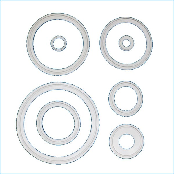 Springer Parts Clamp Gasket 2 SIL WHT; Replaces 40MPX-2 40MPX-2SP | Zoro