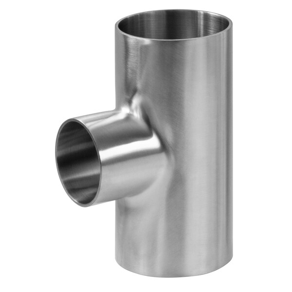 Steel & Obrien 3" x 1" Butt Weld Reducing Short Tee - 304SS Polished ...