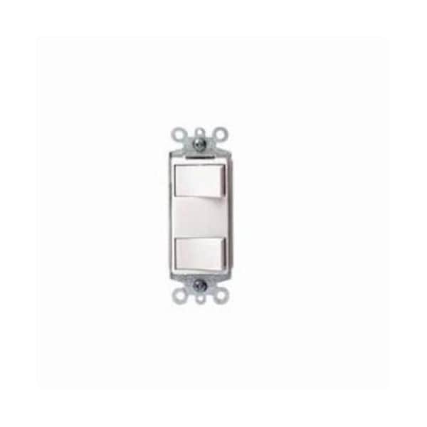Leviton Combination Device Switch Dec Combo Sp Sw 15A Wht 1754-W | Zoro