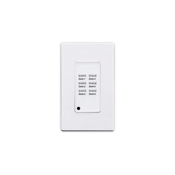 Leviton LIGHTING CONTROL CONSOLES AND ACCESSORIES LV SWITCH 6 BTN WHITE ...