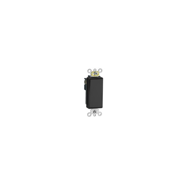 Leviton Rocker Switch 15A 120 277V Dec Sp Sw Black 5691-2E | Zoro