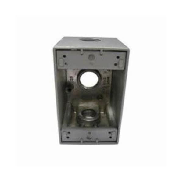 Mulberry Electrical Box, 24 cu in, Outlet Box Type, 1 Gang, Aluminum ...