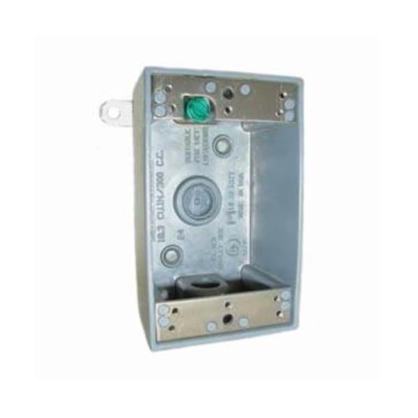 Mulberry Electrical Box, 24 cu in, Outlet Box Type, 1 Gang, Aluminum ...