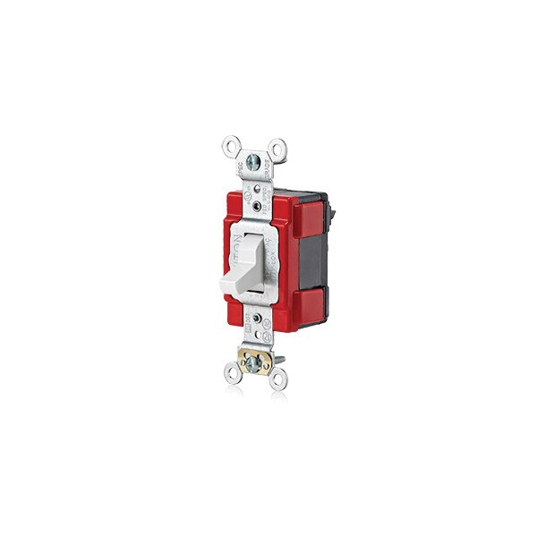 Leviton TOGGLE SWITCH LEV LOK 3W TGL SW WHT M1223-W | Zoro
