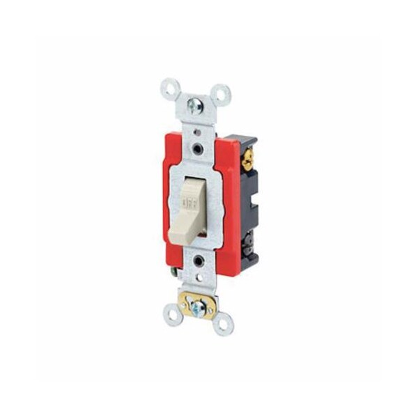 Leviton Toggle Switch 20A 120 277V 4Way Tgle Sw Lt Alm 1224-2T | Zoro