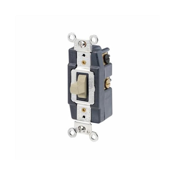 Leviton Toggle Switch 20A 120 277V Dpdt Toggle Maint Ivory 1286-I | Zoro