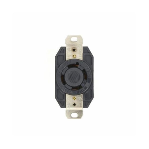 Leviton 30A Flush Mount Locking Receptacle 3P 4W 600V 2740 | Zoro