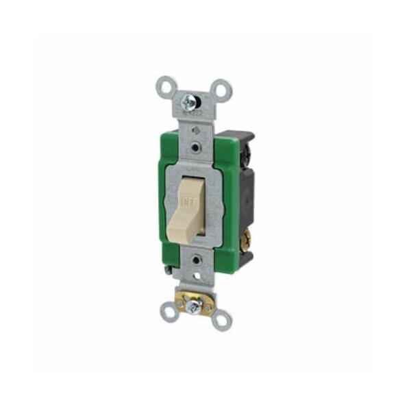 Leviton Toggle Switch 30A 120/277V 2Pole Lcking Tgle Sw Brn 3032-2L | Zoro