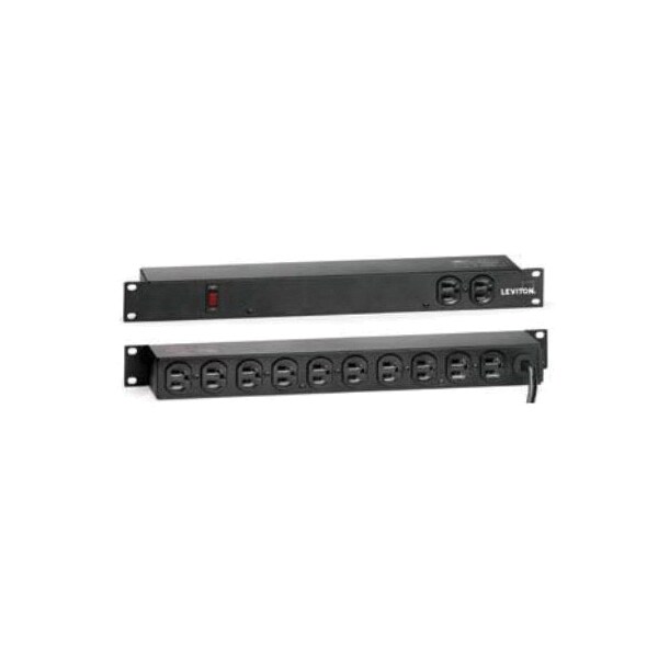 Leviton Power Distribution Units Pdus Horiz Rack Mnt Pdu 15 Ft Cord 5 ...