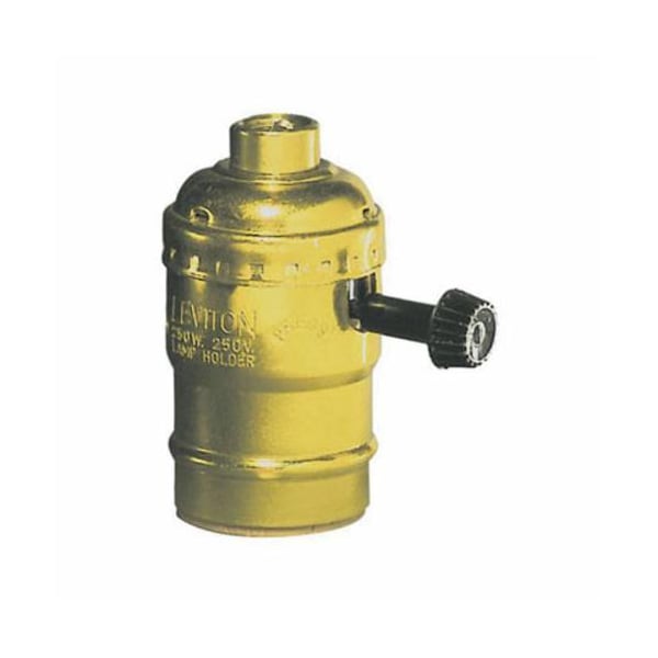 Leviton LAMP SOCKETS PG-SOCKET W/SS PKD 7090-PG | Zoro