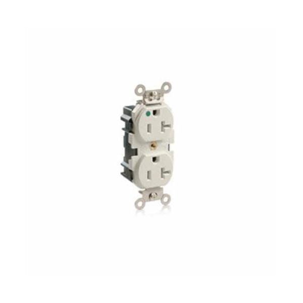 Leviton Electrical Receptacles 5-20R Lev Lok Tr Hg Recep Lt Alm Wide ...