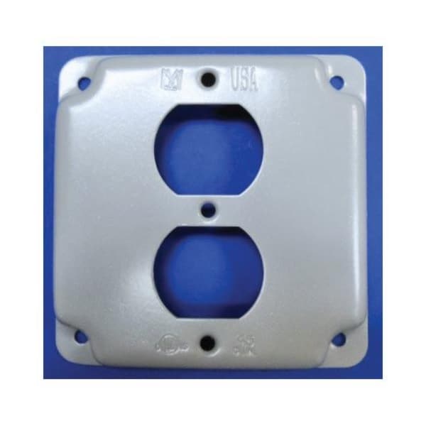 Mulberry Box Cover, 2 Gang, Steel, Duplex Receptacle Cover Type 11402 ...