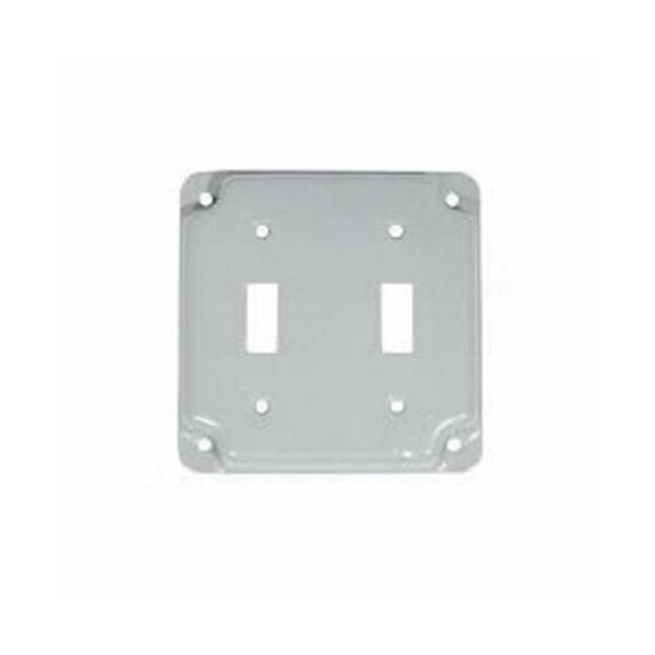 Mulberry Box Cover, Switch Box Type, 2 Gang, Steel, Toggle Switch Cover ...