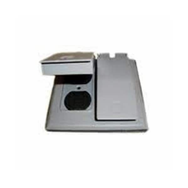 Mulberry Electrical box covers WP 2G DUPLEX COVER 30458 | Zoro
