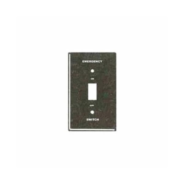Mulberry Electrical Box Cover, 1 Gang, Rectangular, Steel, Toggle ...
