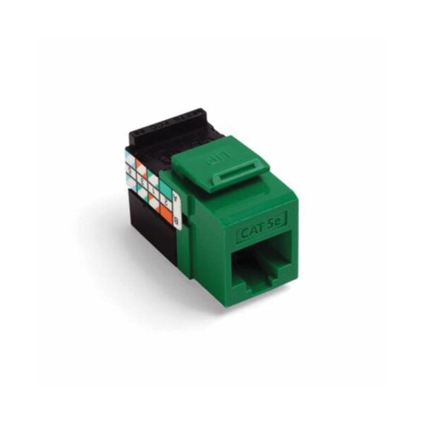 Leviton 1-Port Mod Jack 110 8W8P Utp, T568A/B Cat5E Quickport, Gigamax ...