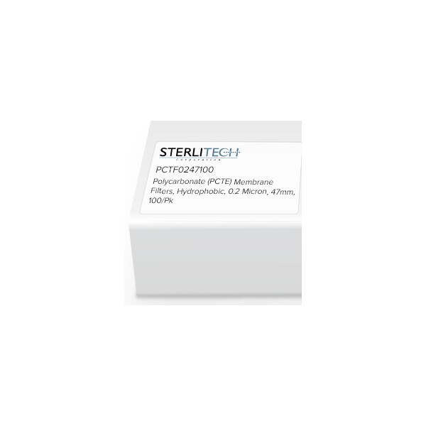 Sterlitech PCTE Membrane Filters, PVP-Free, 0.2um, 47mm, PK100 ...