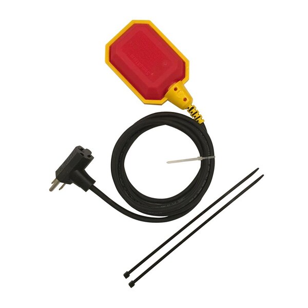 Sump Alarm Sump Pump Float Switch, Piggyback Style, 10 Foot Length ...